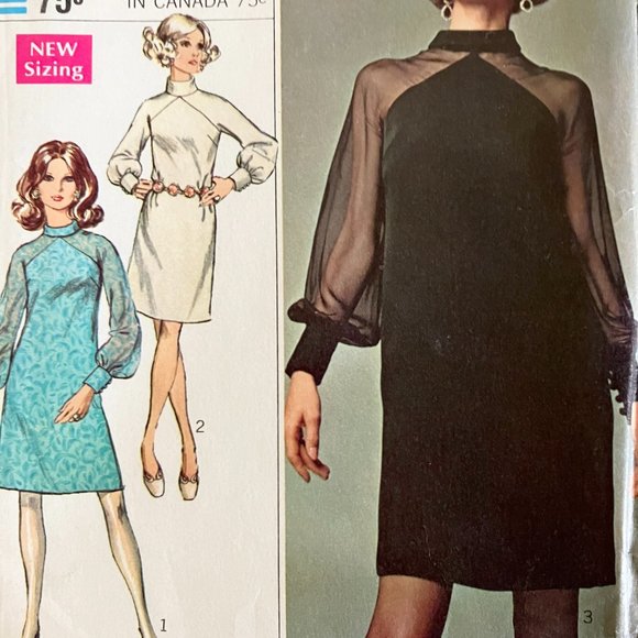 Simplicity | Other | 968 Simplicity 7893 Mod Dress Sewing Pattern 34 Bust | Poshmark